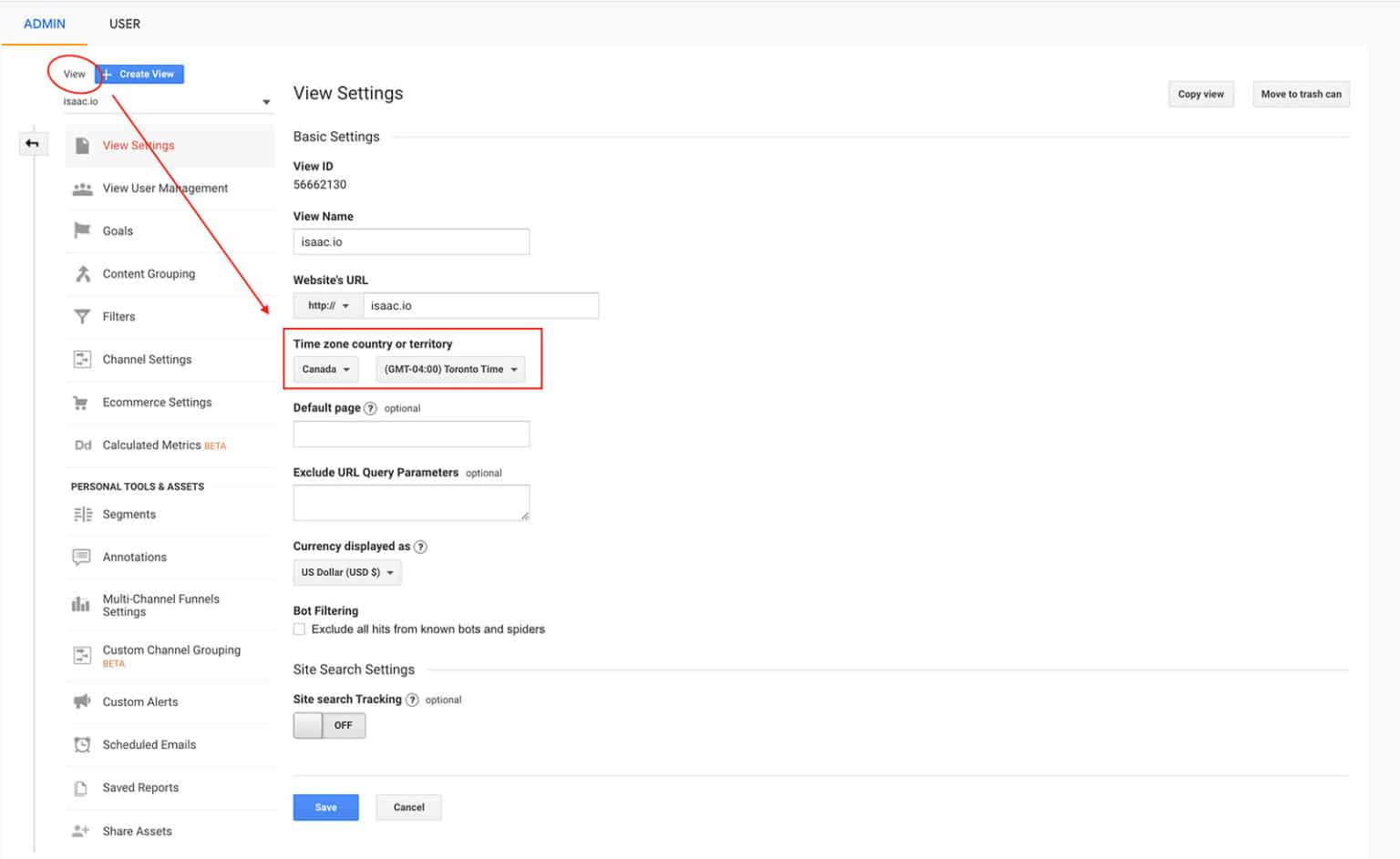 How to Change your Google Analytics Timezone Setting | GA4